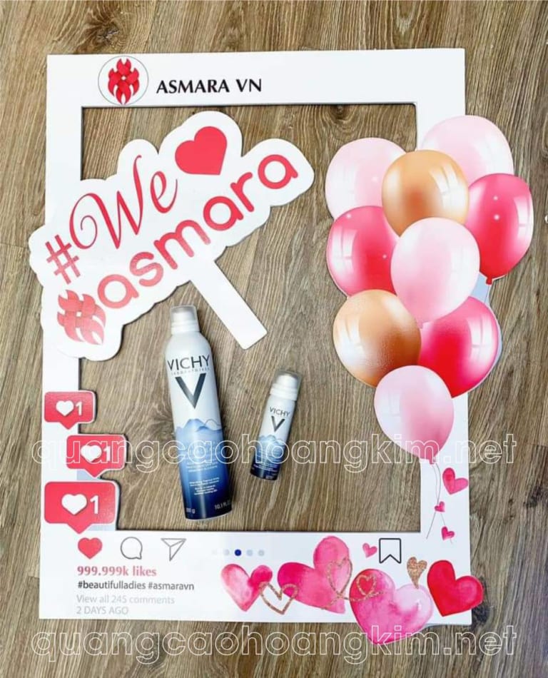 KHUNG FACEBOOK CHỤP ẢNH IN PP BỒI FORMEX CỰC ĐẸP