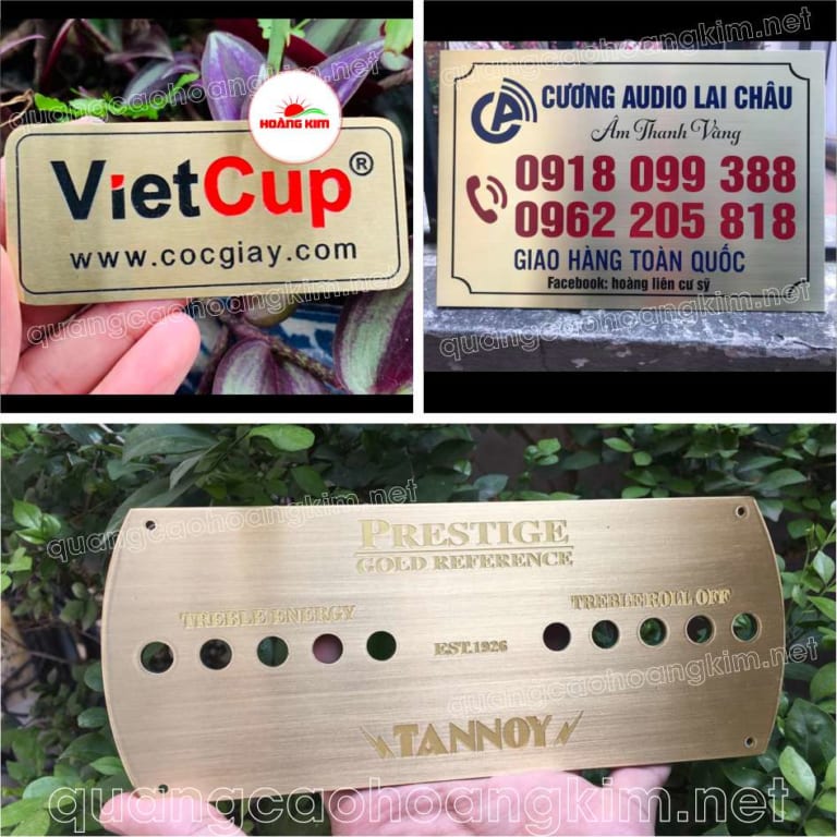 TEM ĐỒNG KIM LOẠI BỀN ĐẸP, IN SẮC NÉT THEO YÊU CẦU