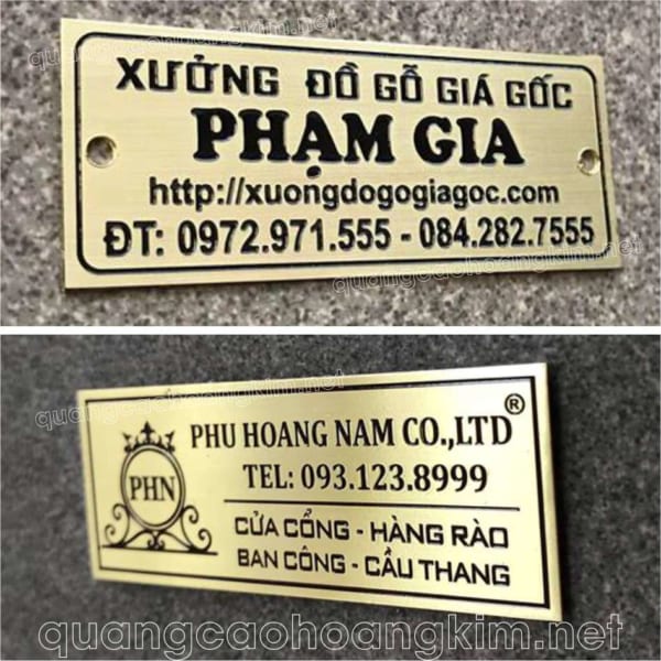 TEM ĐỒNG KIM LOẠI BỀN ĐẸP, IN SẮC NÉT THEO YÊU CẦU