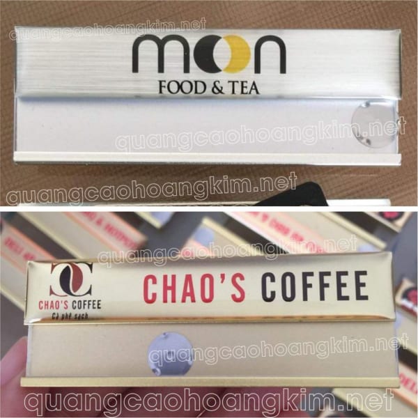 BẢNG TÊN CÀI ÁO QUÁN CAFE, TRÀ SỮA ĐẸP, ẤN TƯỢNG