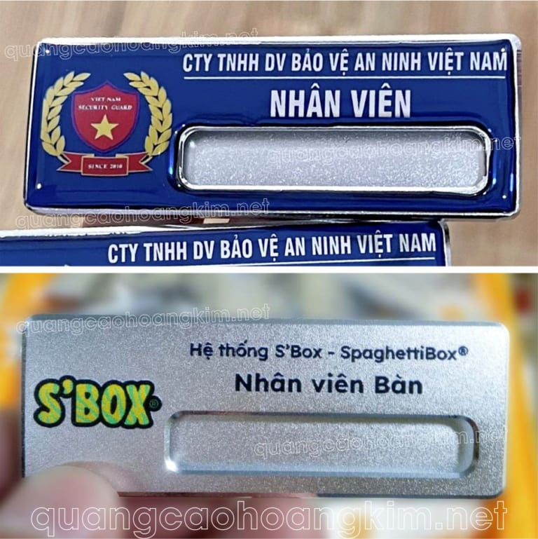 LÀM THẺ TÊN NHÂN VIÊN THAY ĐƯỢC TÊN MÃ 02 ĐỘC ĐÁO