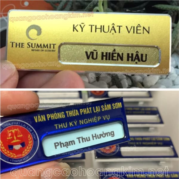 LÀM THẺ TÊN NHÂN VIÊN THAY ĐƯỢC TÊN MÃ 02 ĐỘC ĐÁO