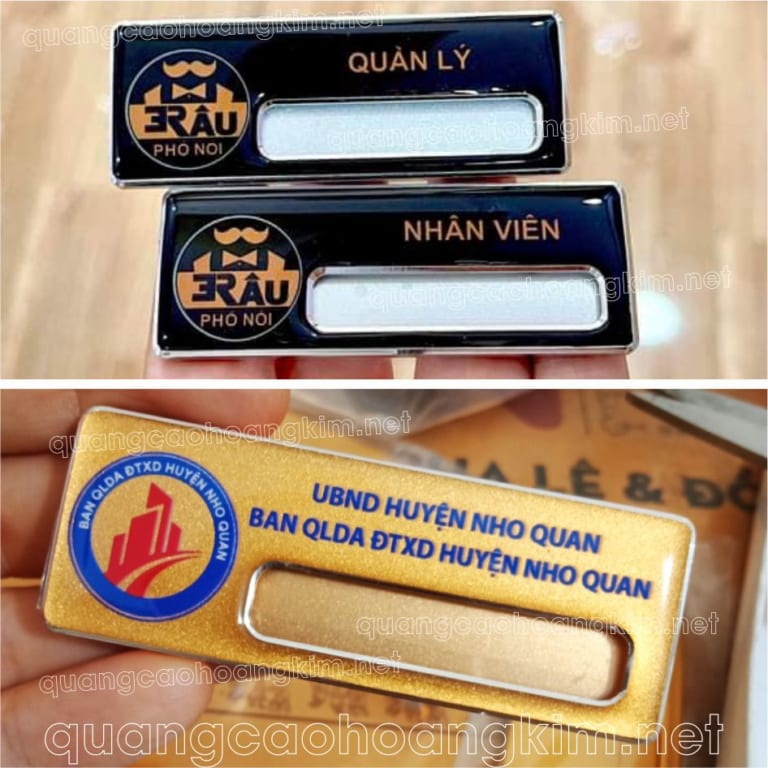 LÀM THẺ TÊN NHÂN VIÊN THAY ĐƯỢC TÊN MÃ 02 ĐỘC ĐÁO