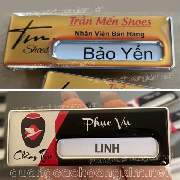 LÀM THẺ TÊN NHÂN VIÊN THAY ĐƯỢC TÊN MÃ 02 ĐỘC ĐÁO